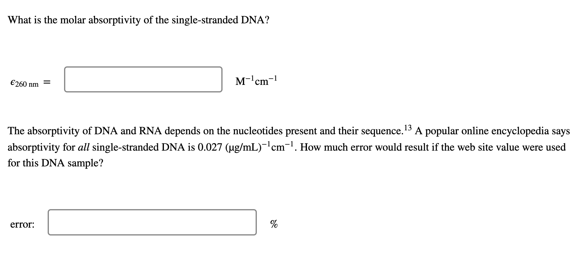 Solved DNA concentration. The nucleotide bases of DNA and | Chegg.com