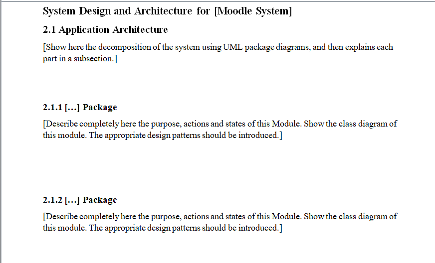Solved System Design and Architecture for [Moodle System) | Chegg.com