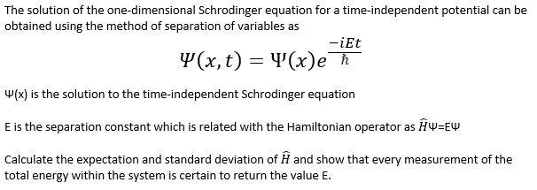Solved The solution of the one-dimensional Schrodinger | Chegg.com