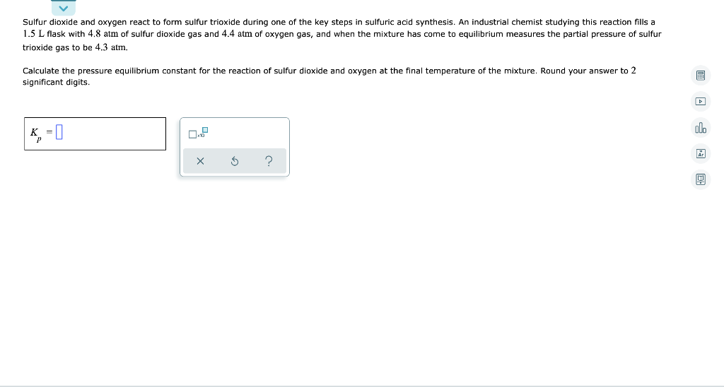 Solved Sulfur dioxide and oxygen react to form sulfur | Chegg.com
