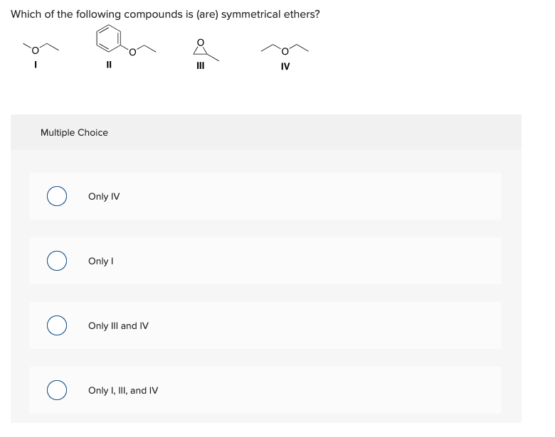 Solved Which of the following compounds is (are) symmetrical | Chegg.com