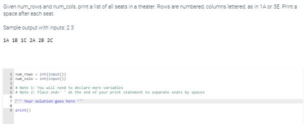 Solved Type the program's output Input 10 1 ages - 2A | Chegg.com