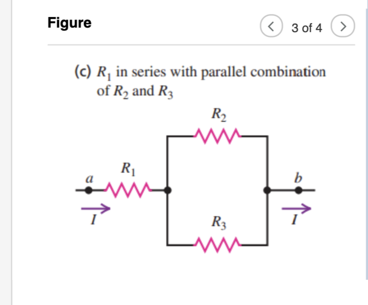 Solved Figure © 3 of 4 ~ (c) R, in series with parallel | Chegg.com