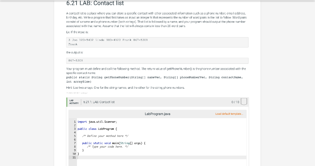 Solved 863−5303 You program must define and call the | Chegg.com