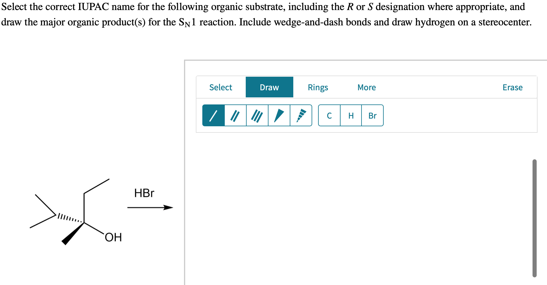 Solved Select the correct IUPAC name for the following | Chegg.com
