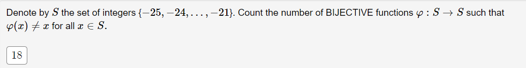Solved Denote by S the set of integers {−25,−24,…,−21}. | Chegg.com