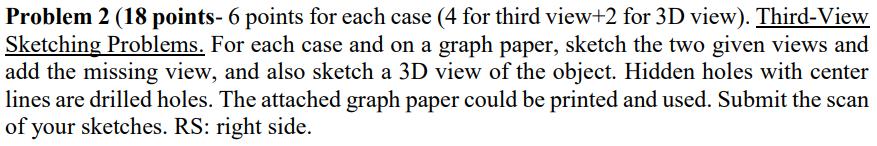Solved Problem 2 (18 points- 6 points for each case ( 4 for | Chegg.com