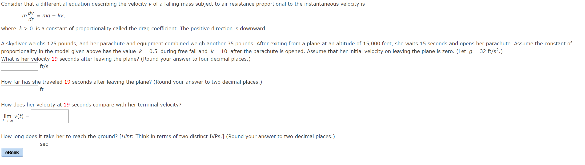 Solved Consider that a differential equation describing the | Chegg.com