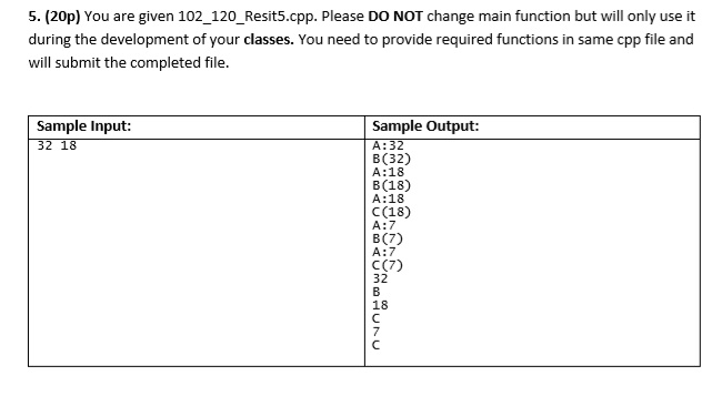 Solved Important Note Please Write The Final Copyable 