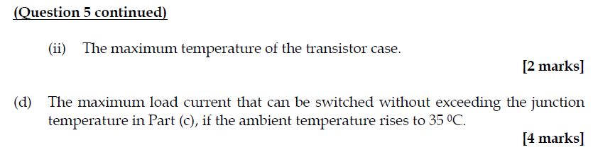 A power transistor switches a clamped inductive load | Chegg.com