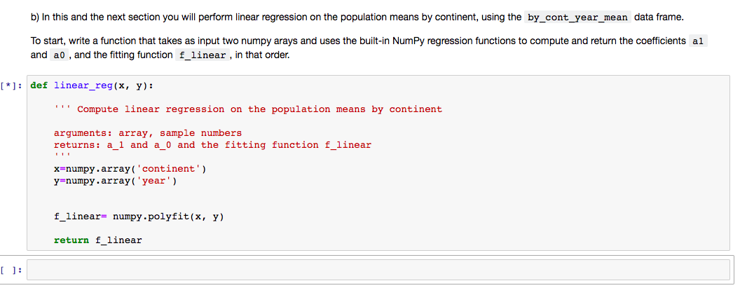 Solved b) In this and the next section you will perform | Chegg.com