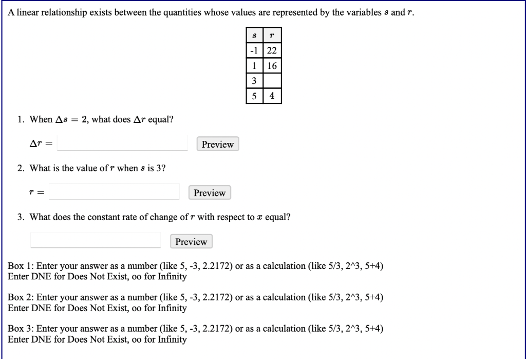 Solved A linear relationship exists between the quantities | Chegg.com