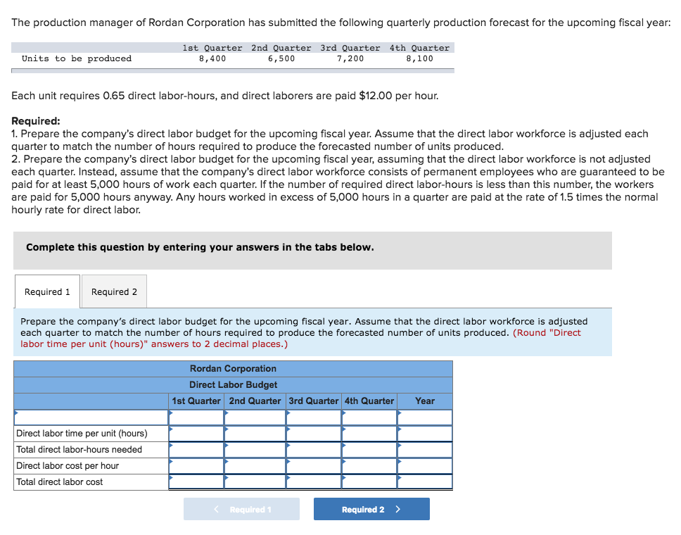 The Production Manager Of Rordan Corporation Has Submitted 39+ Pages ...