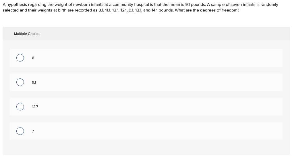 solved-a-hypothesis-regarding-the-weight-of-newborn-infants-chegg