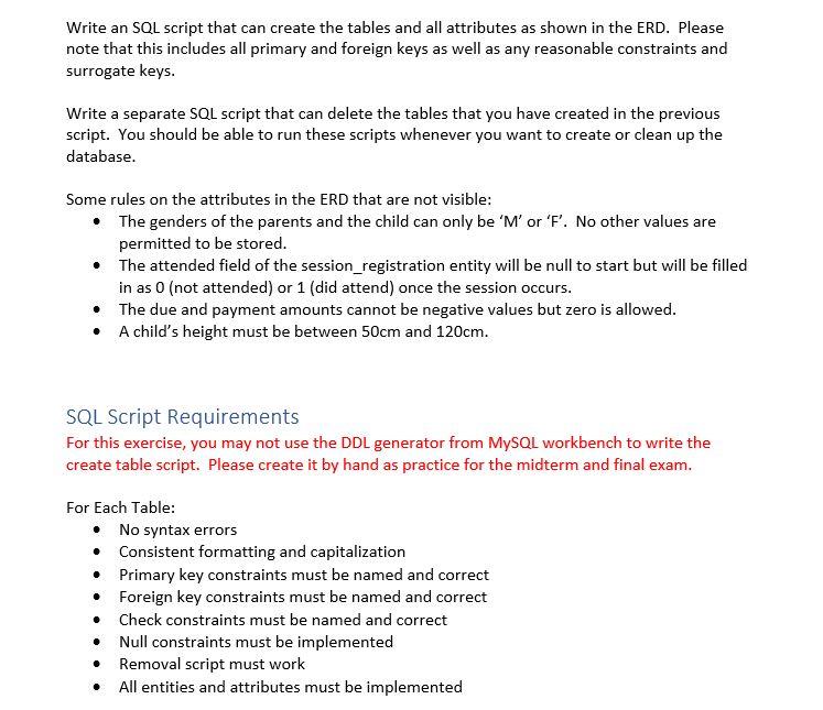 Solved Consider the following ERD for a database to manage a | Chegg.com