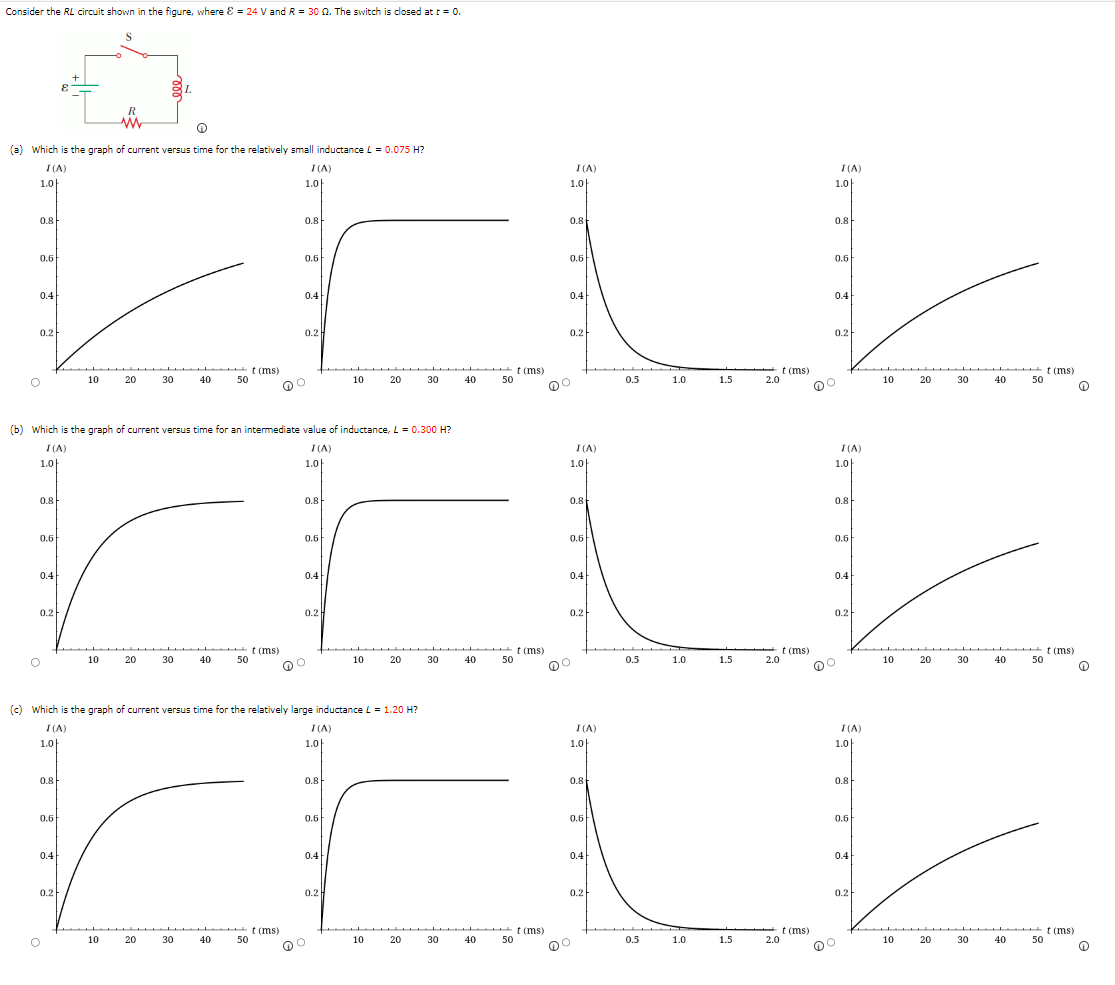Solved Consider the RL circuit shown in the figure, where | Chegg.com