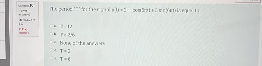 Solved Question 101 Not yet answered Marked out of 5.00 Flag | Chegg.com