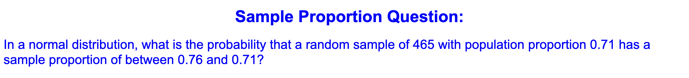 Solved Sample Proportion Question: In a normal distribution, | Chegg.com