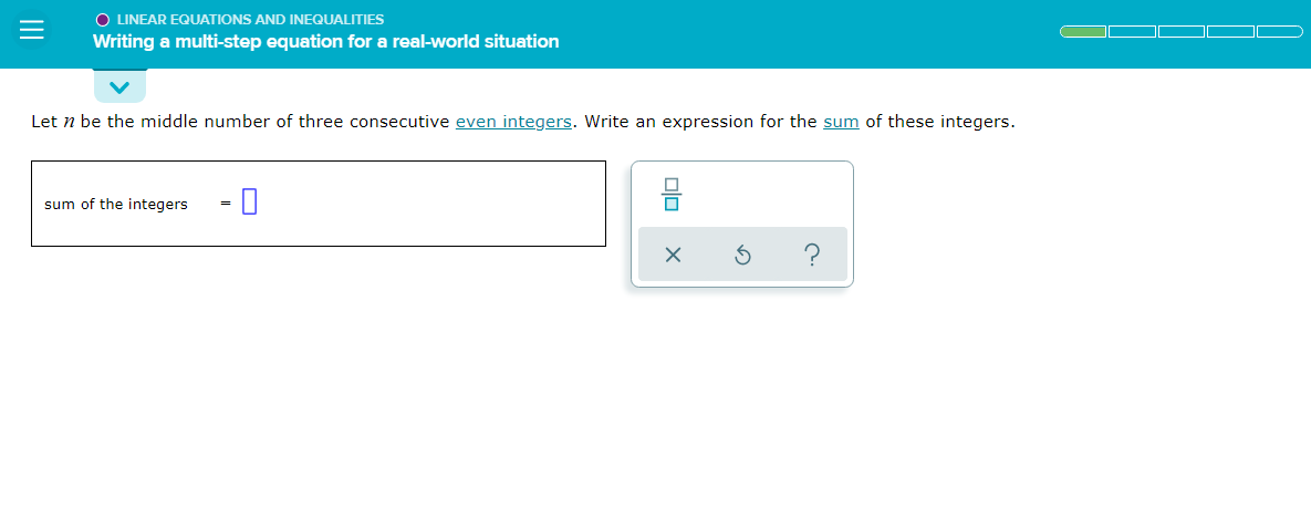 Solved O LINEAR EQUATIONS AND INEQUALITIES Writing A Chegg