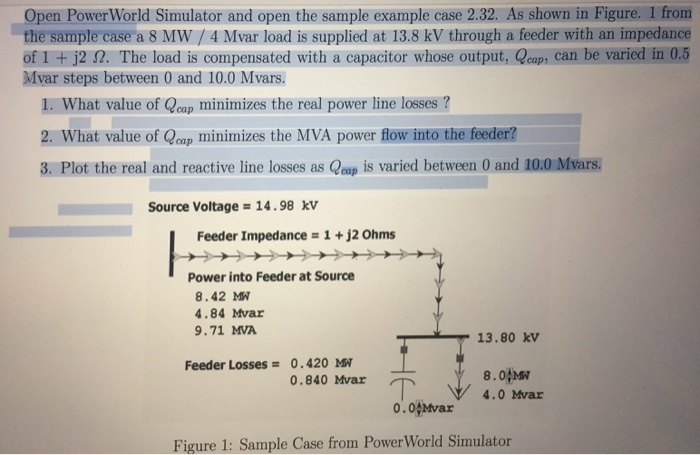 Solved Open PowerWorld Simulator and open the sample example | Chegg.com Solved Open PowerWorld Simulator and open the sample example | Chegg.com