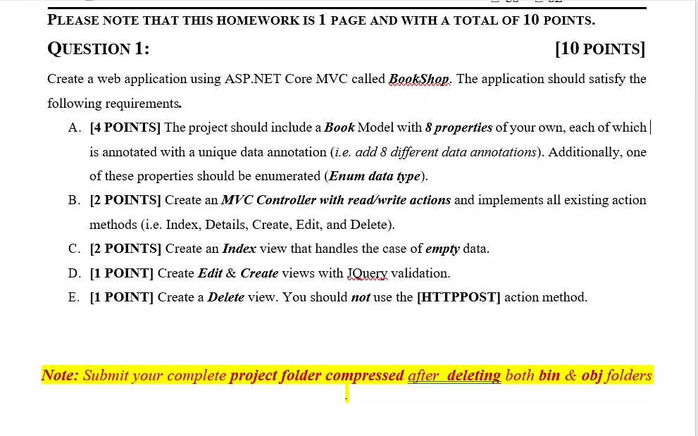 Create A Web Application Using Aspnet Core Mvc