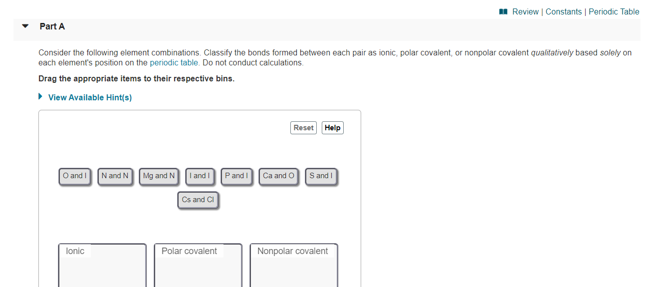 Solved Review Constants Periodic Table Part A Consider the | Chegg.com Solved Review Constants Periodic Table Part A Consider the | Chegg.com