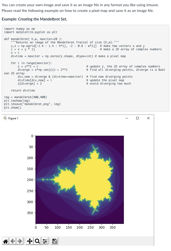 Solved You can create your own image and save it as an image | Chegg.com
