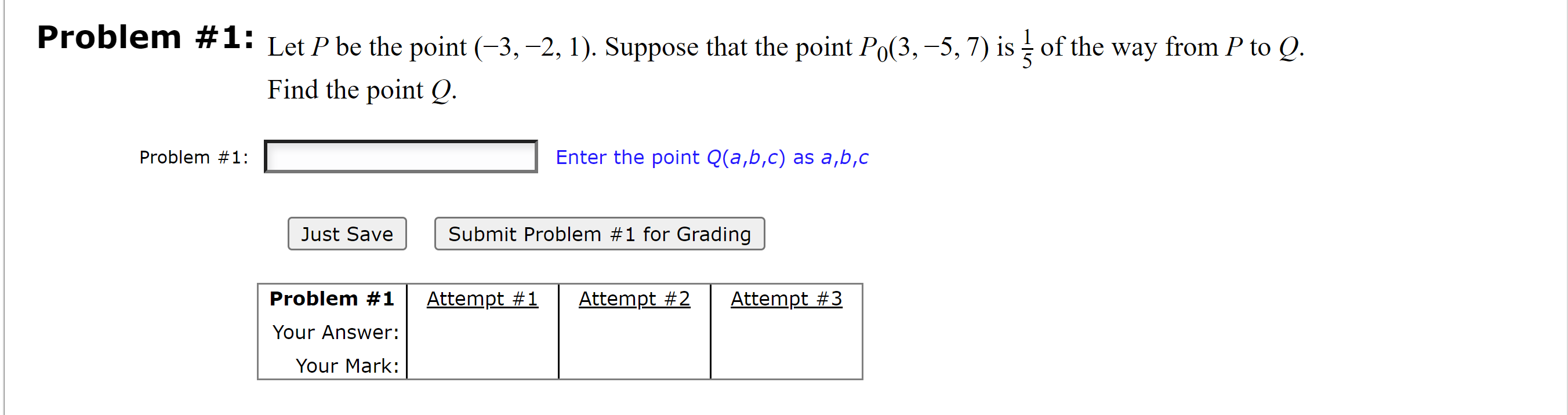 roblem \# 1: Let P be the point (−3,−2,1). Suppose | Chegg.com