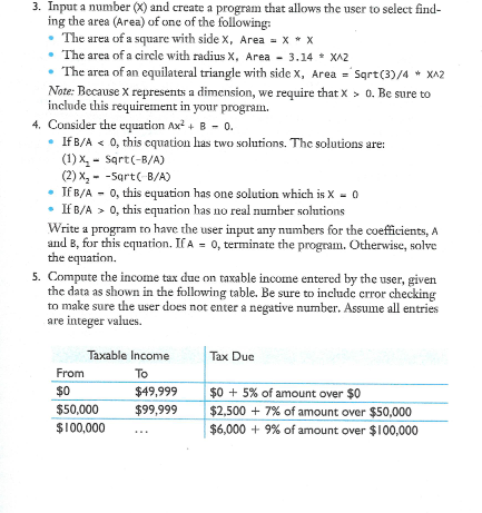 Solved 3. Input a number (X) and create a program that | Chegg.com