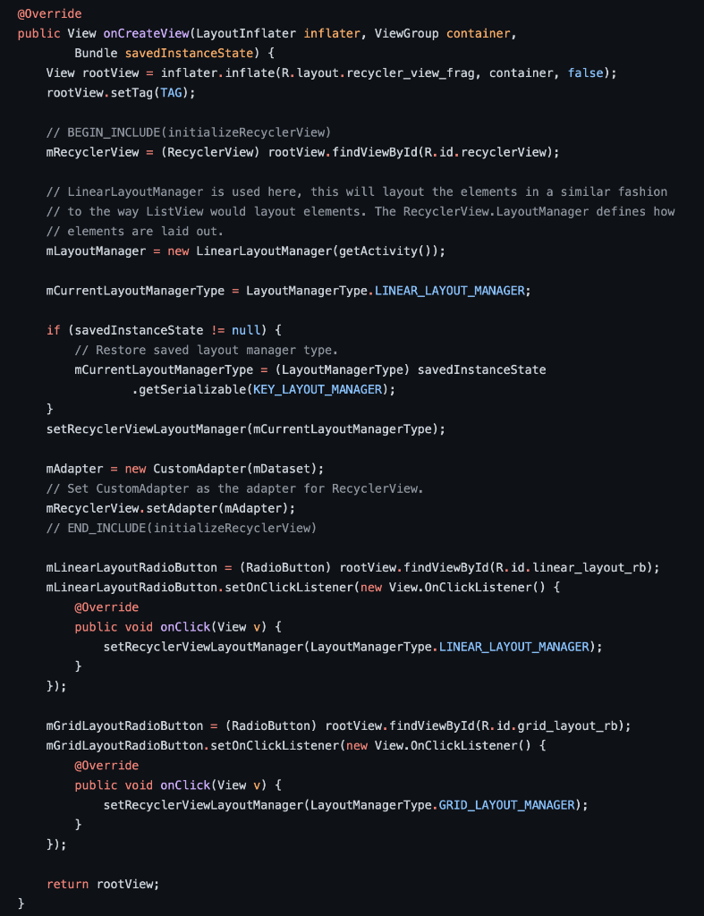 Solved Override Public View Oncreateviewlayoutinflater 