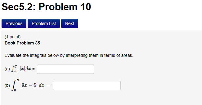 Solved Sec5.2: Problem 10 Previous Problem List Next (1 | Chegg.com