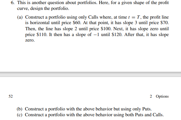 Solved 6. This is another question about portfolios. Here, | Chegg.com