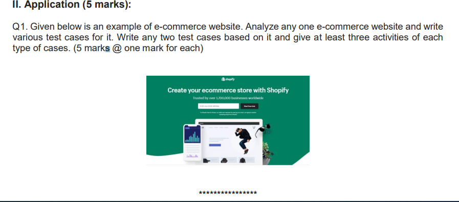 Solved 11. Application (5 marks): Q1. Given below is an | Chegg.com