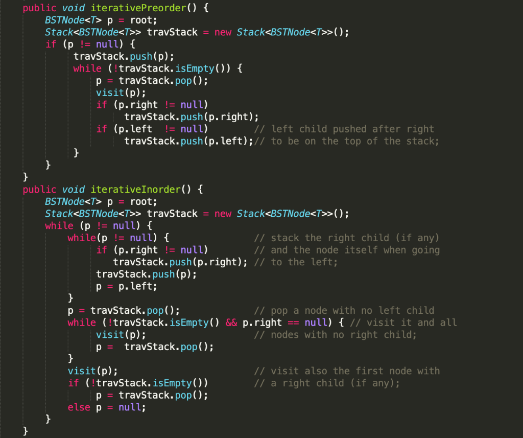 Solved (Since the BST.java was too long, I wasn't able to | Chegg.com