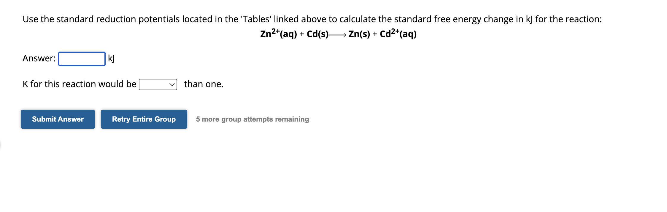 Solved Use The Standard Reduction Potentials Located In The