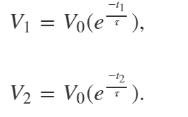 Solved -11 Vj = Vo(e 7), V2 = Voce 7). | Chegg.com
