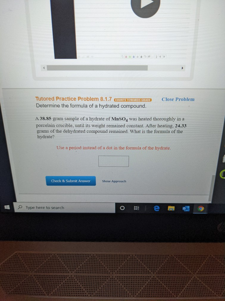 Solved Close Problem Tutored Practice Problem 8.1.7 COUNTS | Chegg.com