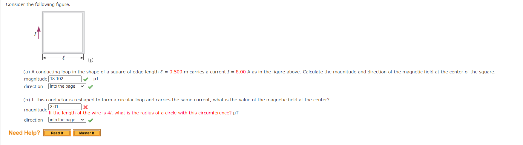 Solved Consider the following figure. (a) A conducting loop | Chegg.com