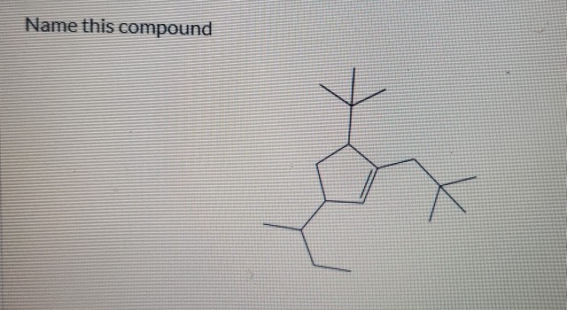 Solved Name this compound | Chegg.com