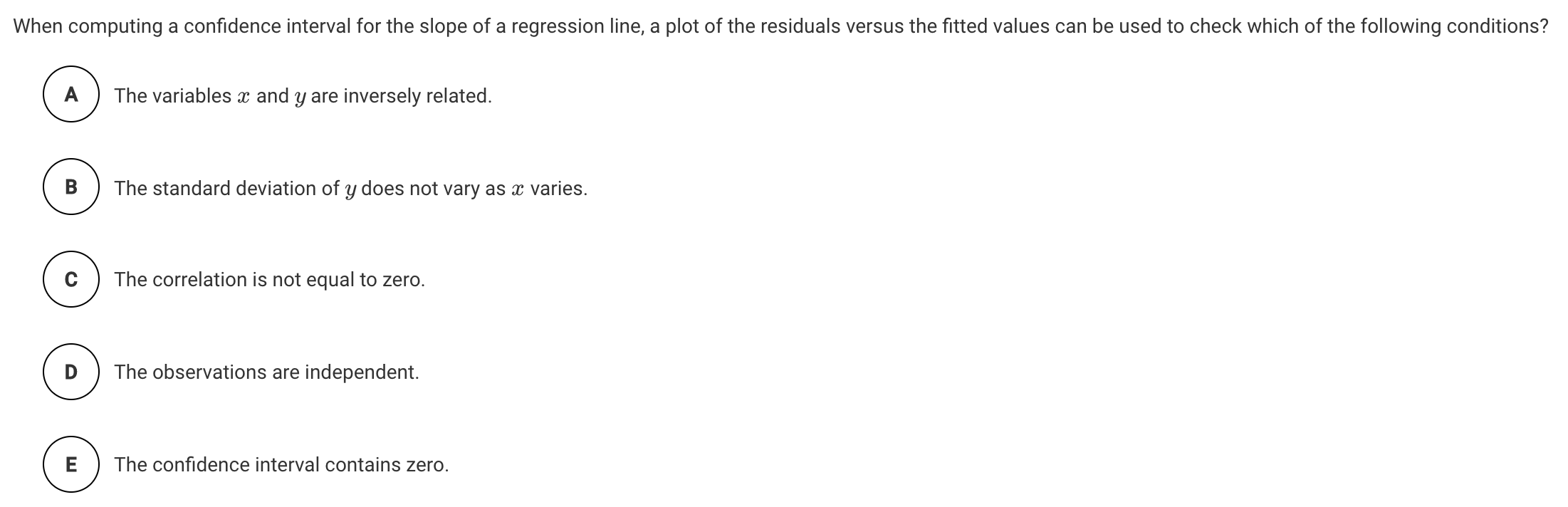 solved-when-computing-a-confidence-interval-for-the-slope-of-chegg