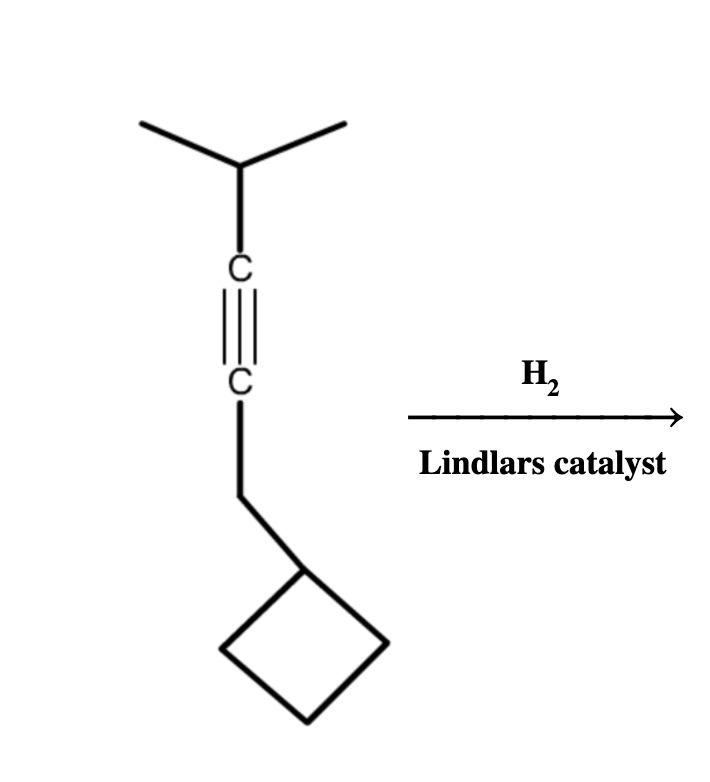 Solved С H2 Lindlars catalyst | Chegg.com