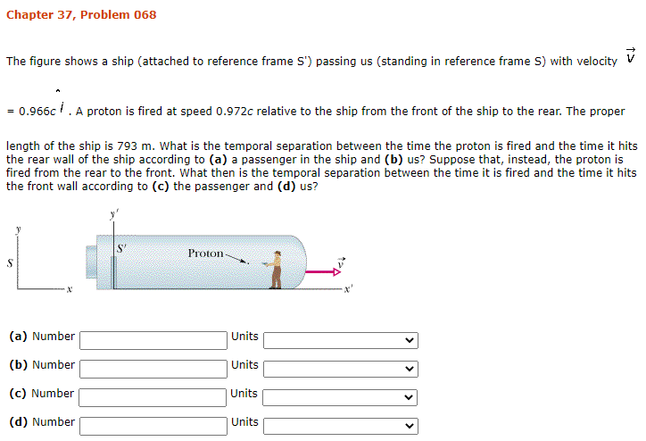 Solved The figure shows a ship (attached to reference frame | Chegg.com