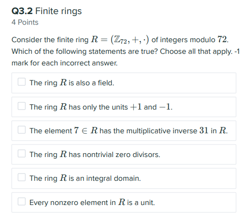 Solved Q3 Mathematical foundations of cryptography 15 Points | Chegg.com