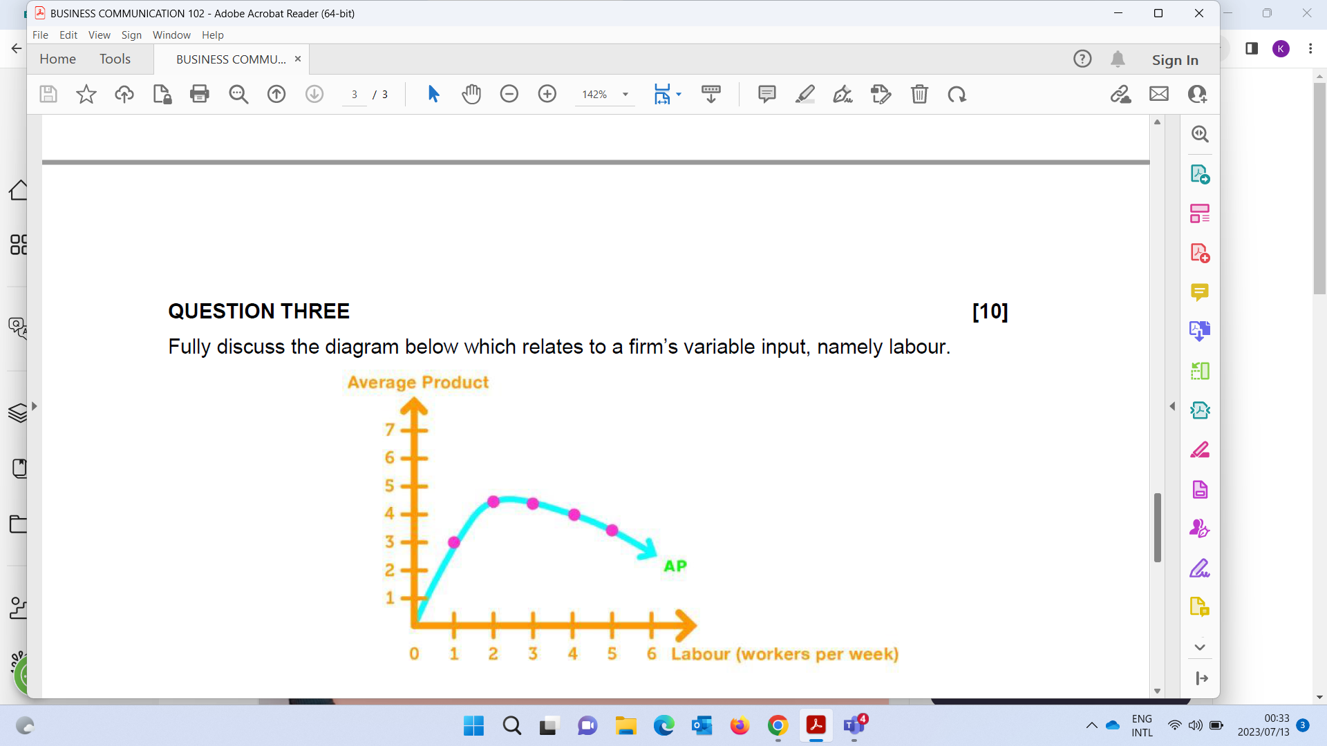 Solved QUESTION THREE [10 Fully discuss the diagram below | Chegg.com
