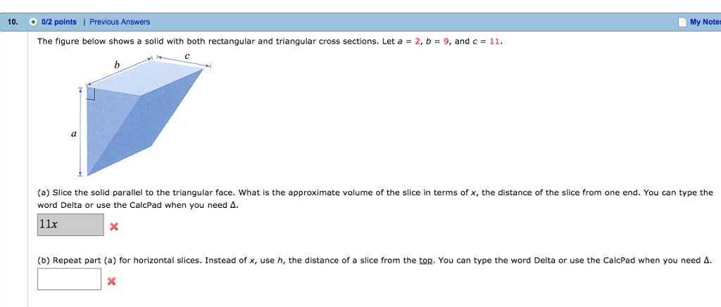 Solved The figure below shows a solid with both rectangular | Chegg.com