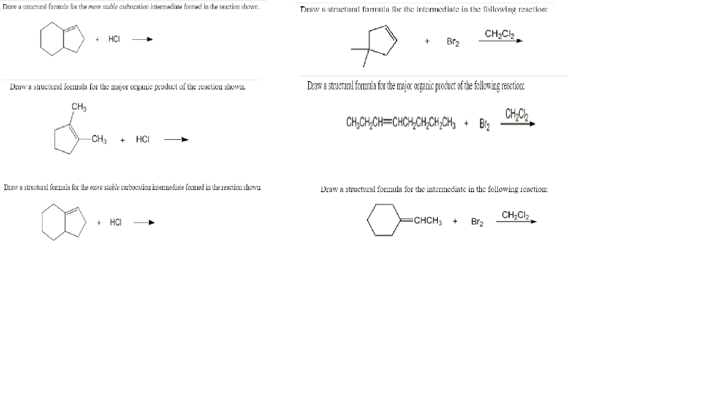 Solved Draw a structural formula for the more stable | Chegg.com