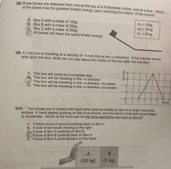 Solved Q5.Two carts are traveling towards each other along a | Chegg.com