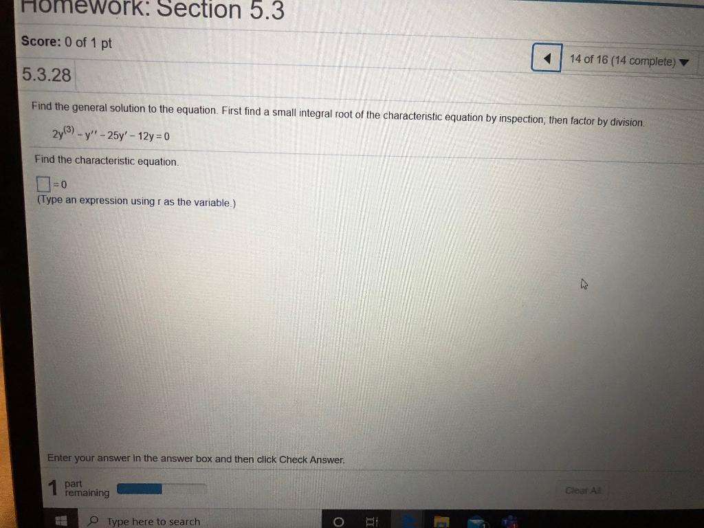 Solved mework: Section 5.3 Score: 0 of 1 pt 14 of 16 (14 | Chegg.com