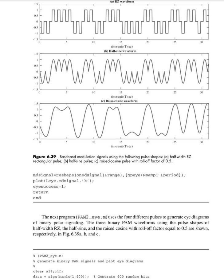 6.10-4 Design an 8-level PAM for binary data | Chegg.com