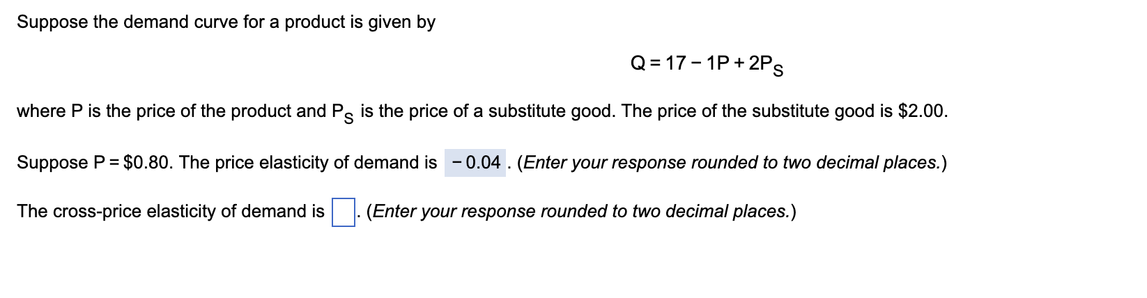 Solved Suppose the demand curve for a product is given by Q | Chegg.com